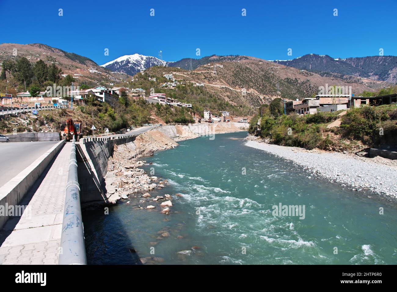 Swat river in the valley of Himalayas, Pakistan Stock Photo - Alamy