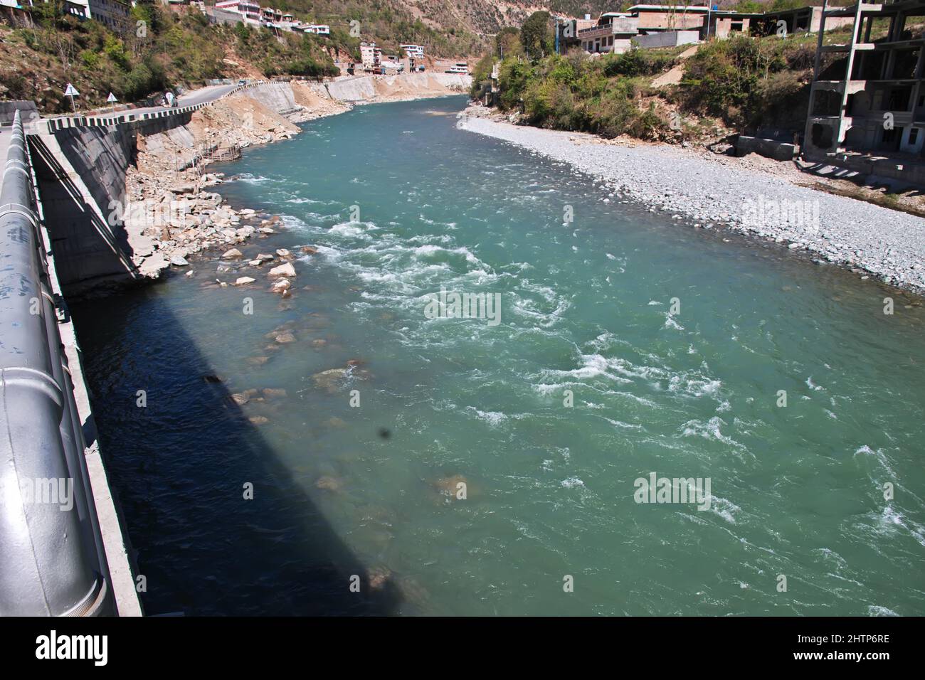 Swat river in the valley of Himalayas, Pakistan Stock Photo - Alamy