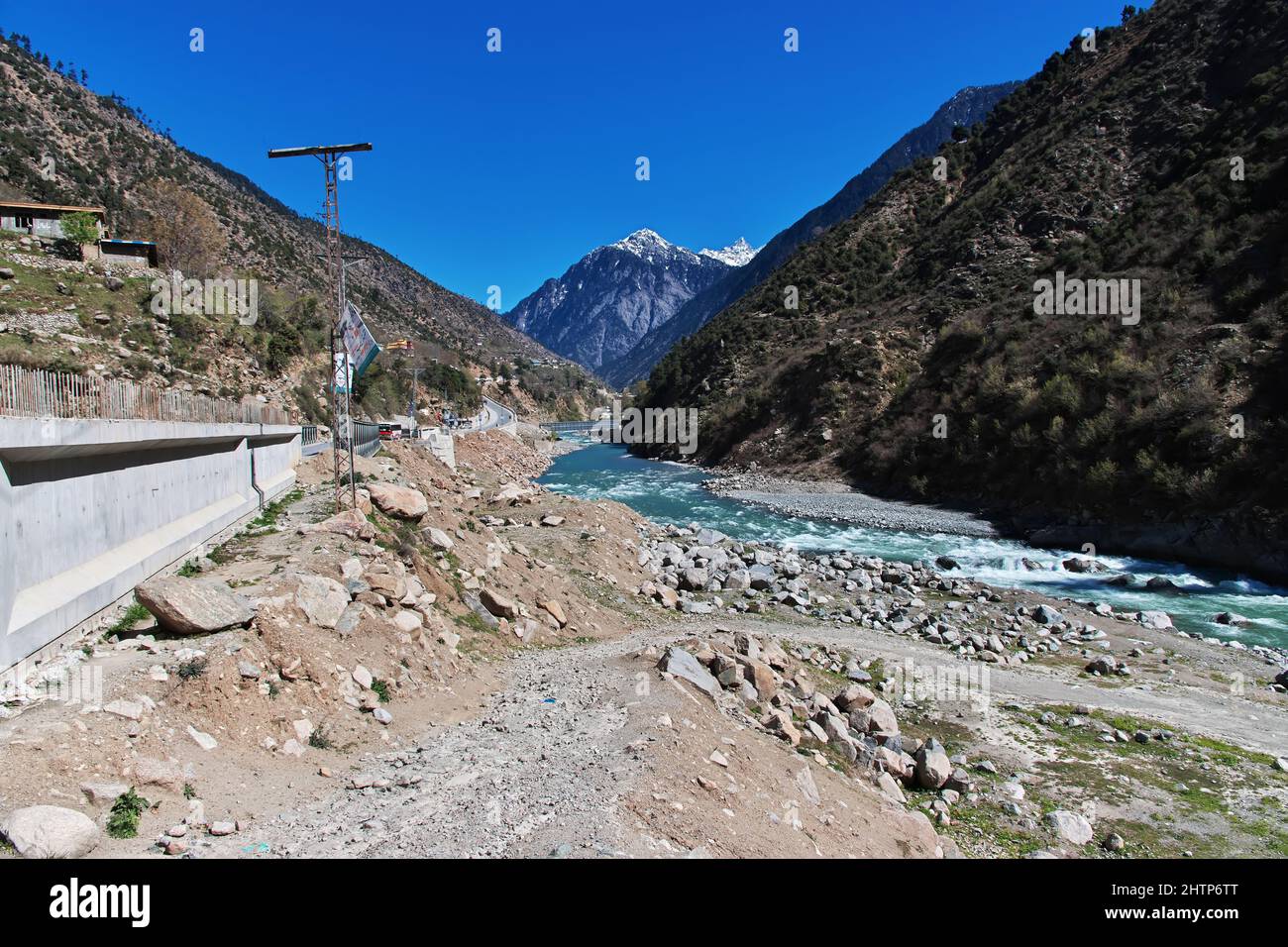 Swat river in the valley of Himalayas, Pakistan Stock Photo - Alamy
