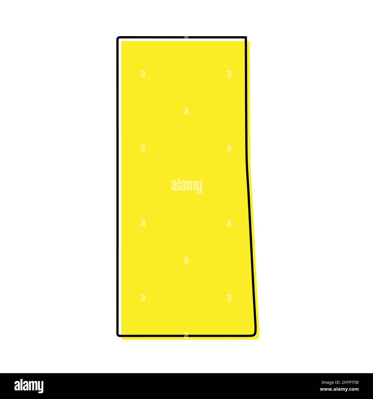 Illustrated map of canada travel map hi-res stock photography and ...