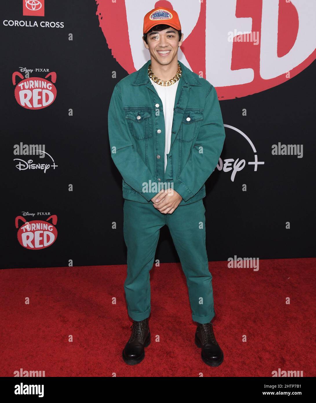 Los Angeles, USA. 01st Mar, 2022. Kyle Hanagami arrives at Disney's ...