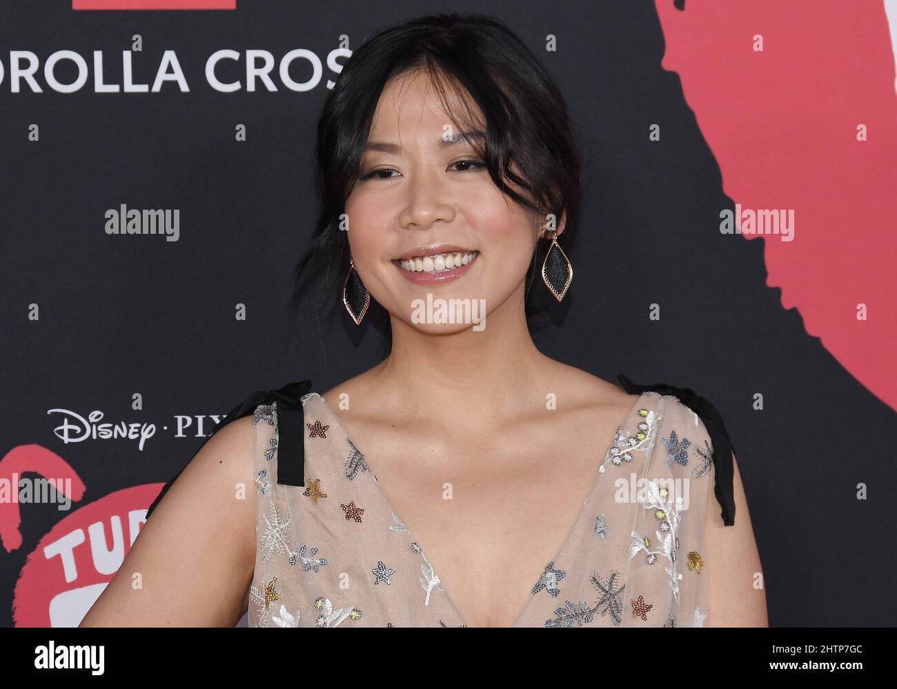 Los Angeles, USA. 01st Mar, 2022. Domee Shi arrives at Disney's TURNING ...