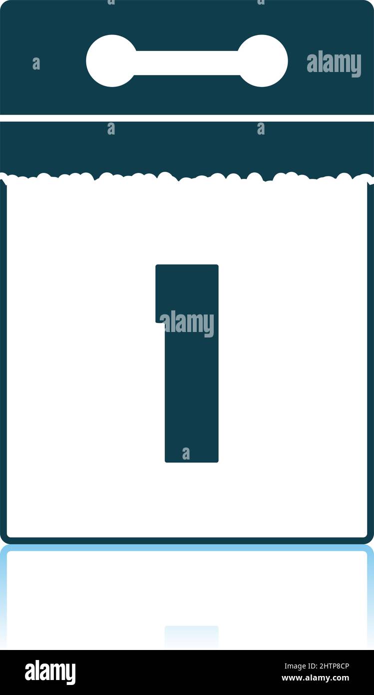 April Fool's Day Icon. Shadow Reflection Design. Vector Illustration ...