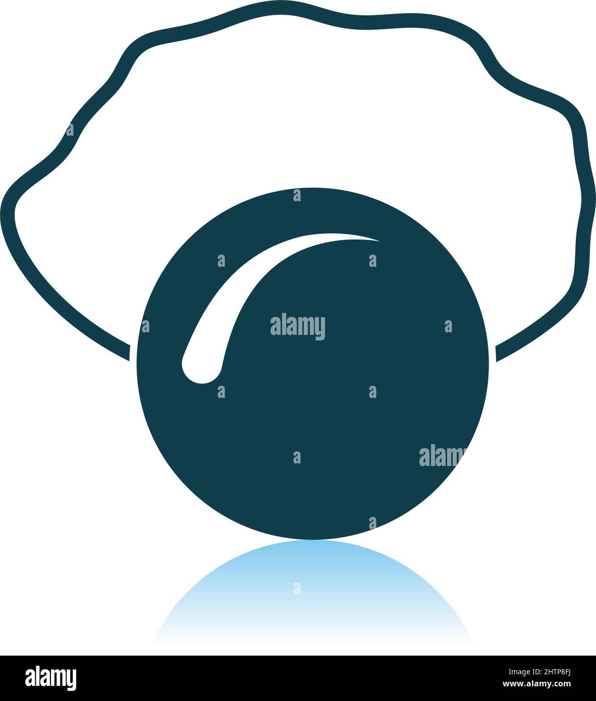 April Fool's Day Icon. Shadow Reflection Design. Vector Illustration ...