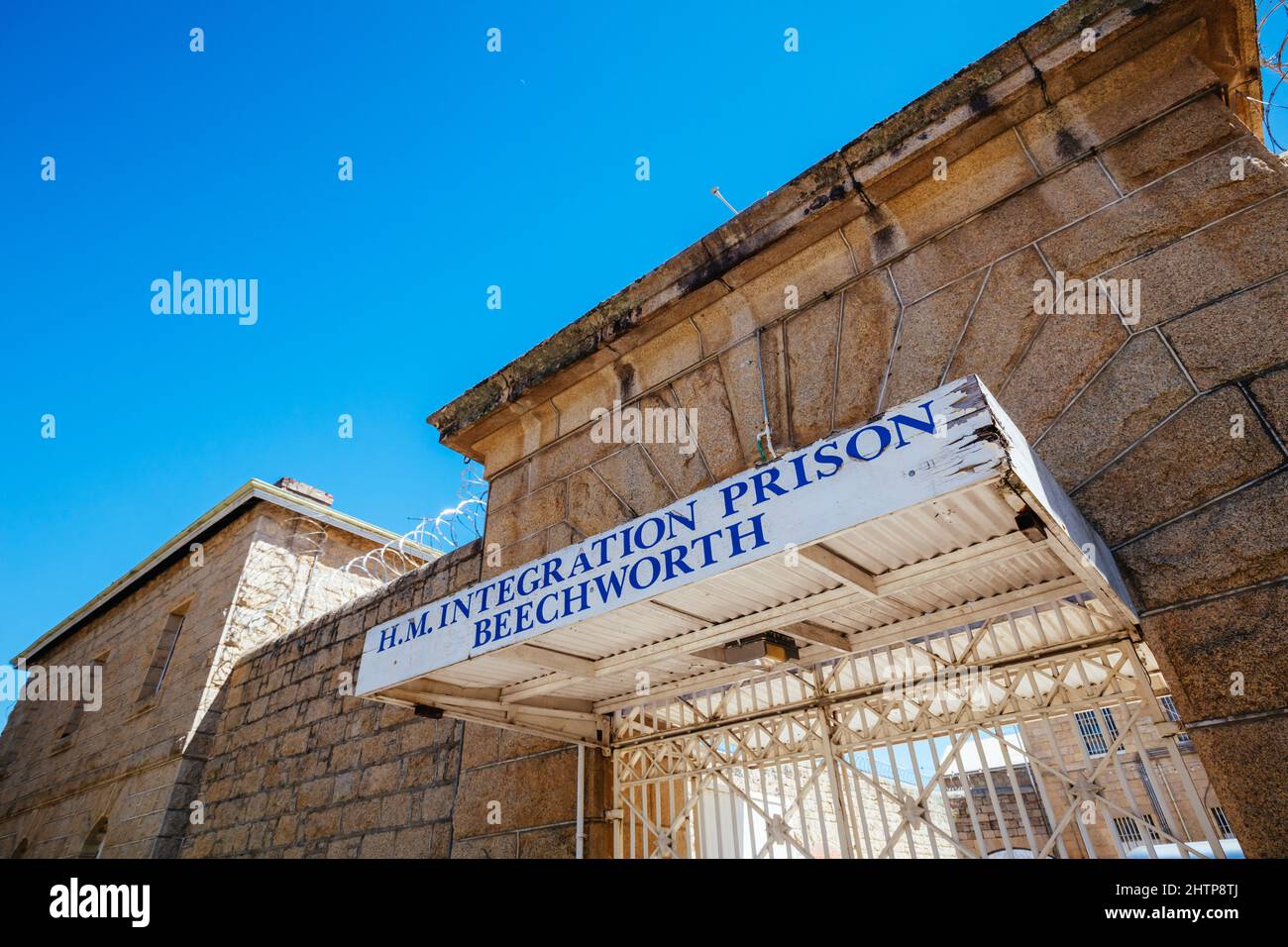 Beechworth Gaol in Victoria Australia Stock Photo - Alamy