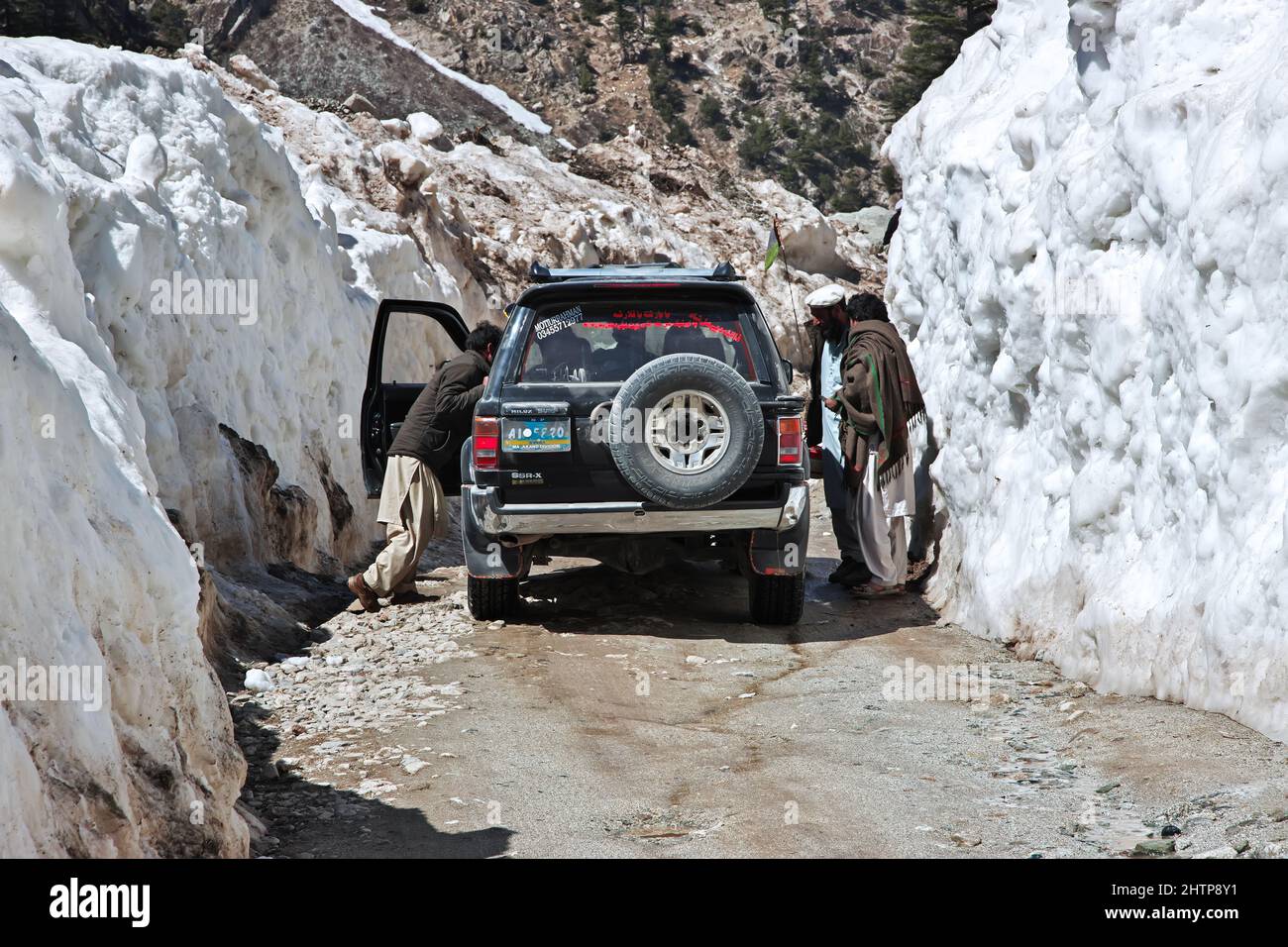 The road of Kalam valley in Himalayas, Pakistan Stock Photo - Alamy