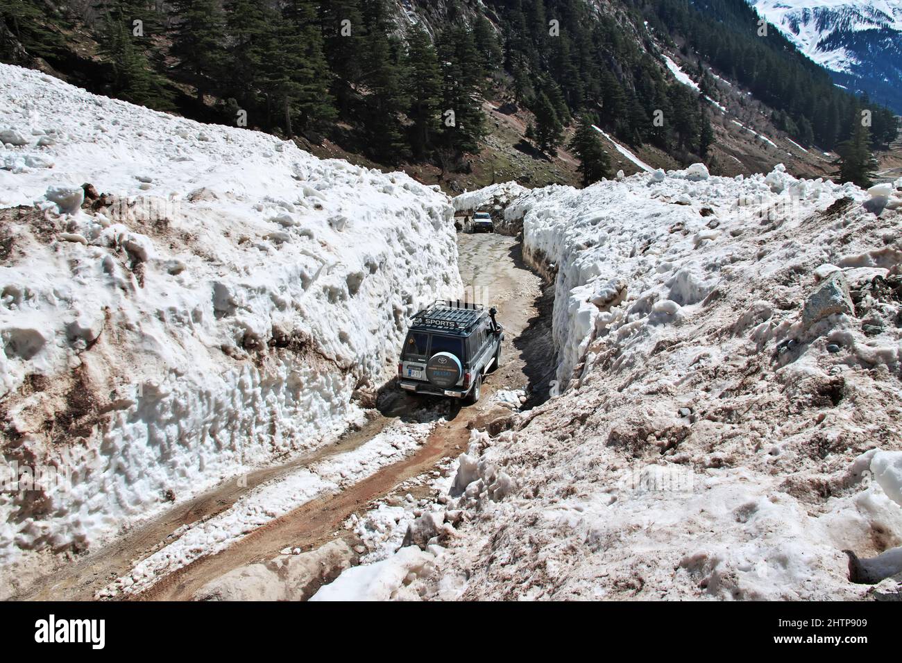 The road of Kalam valley in Himalayas, Pakistan Stock Photo - Alamy