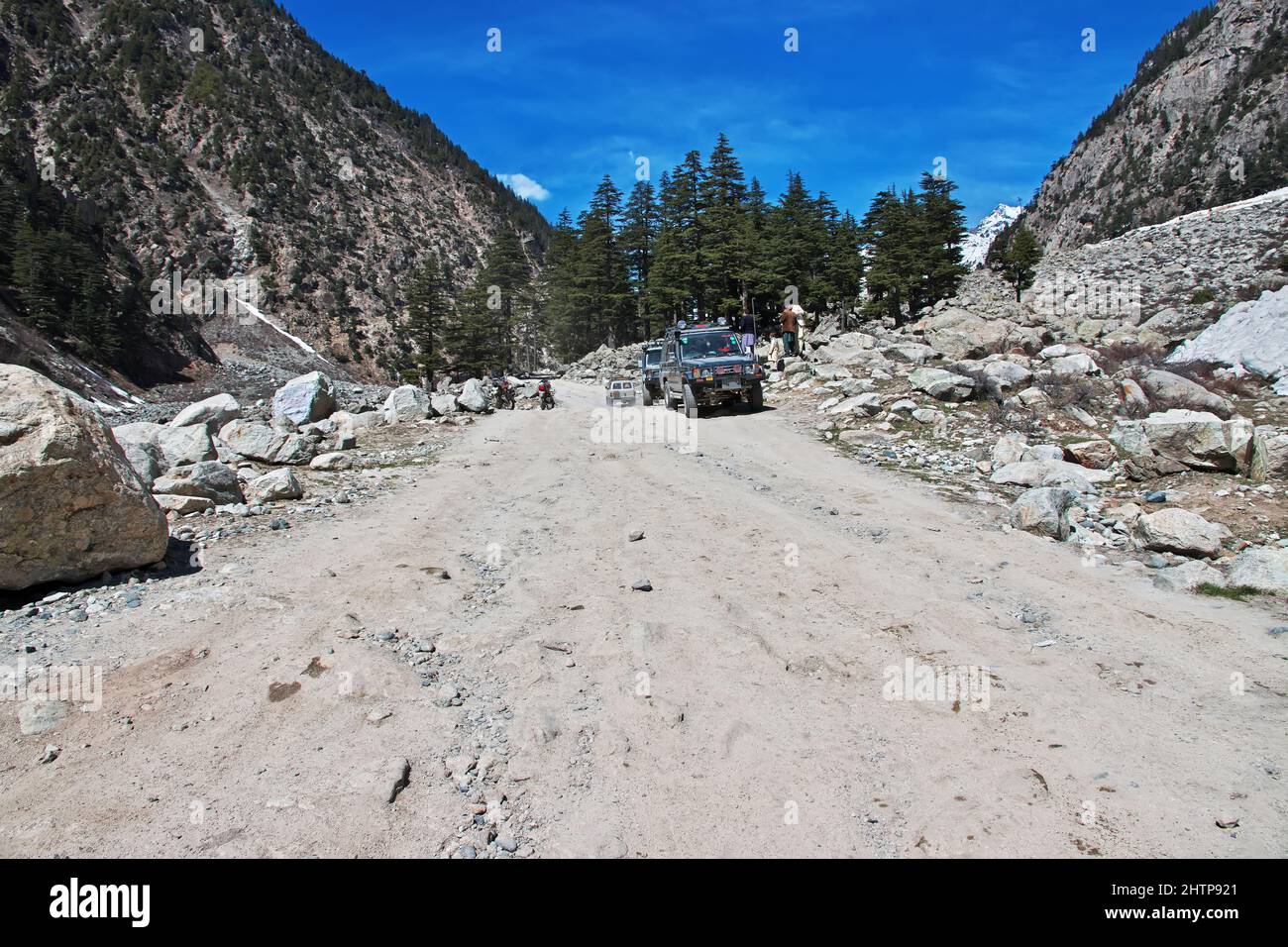 The road of Kalam valley in Himalayas, Pakistan Stock Photo - Alamy