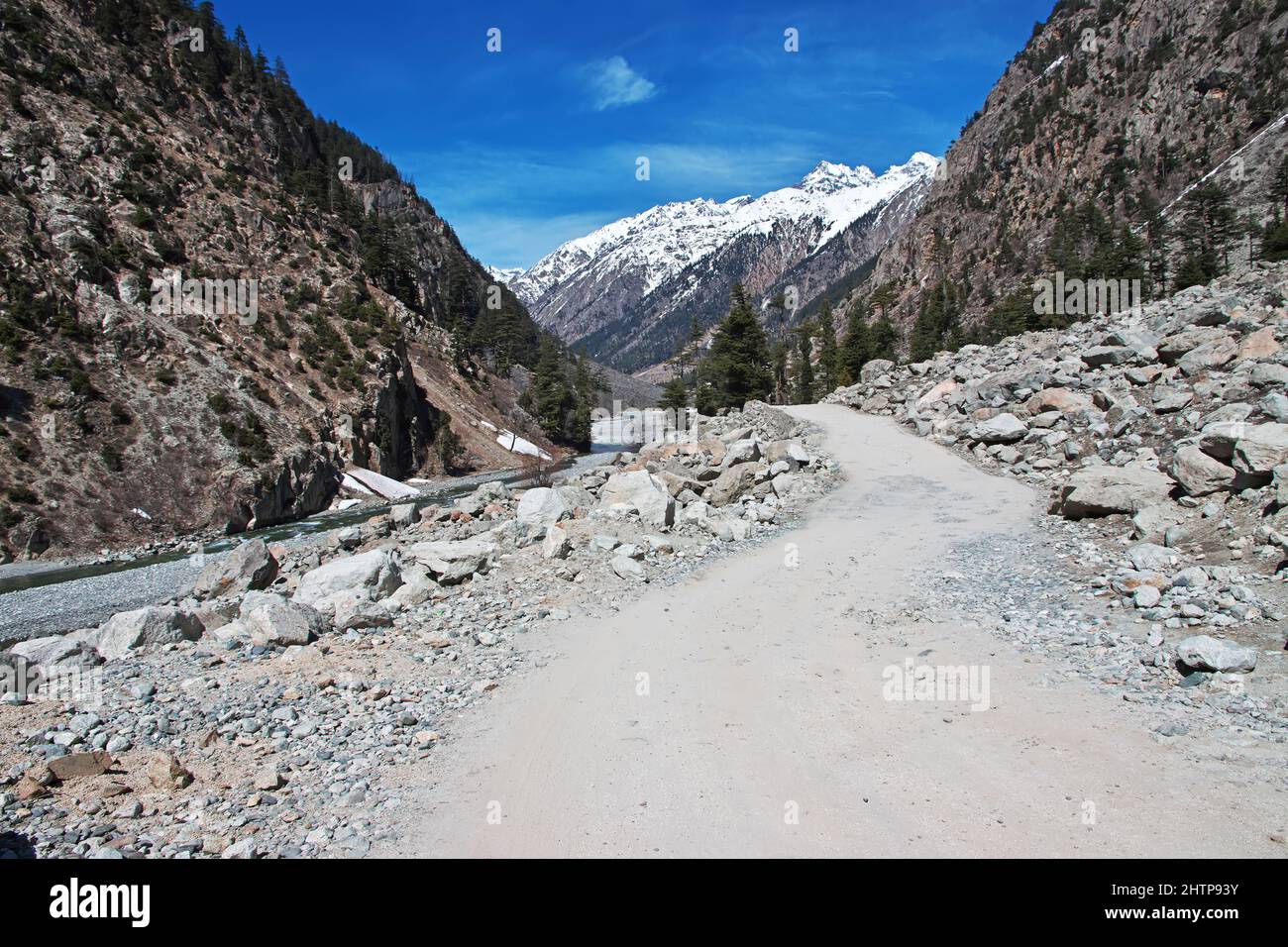 The road of Kalam valley in Himalayas, Pakistan Stock Photo - Alamy