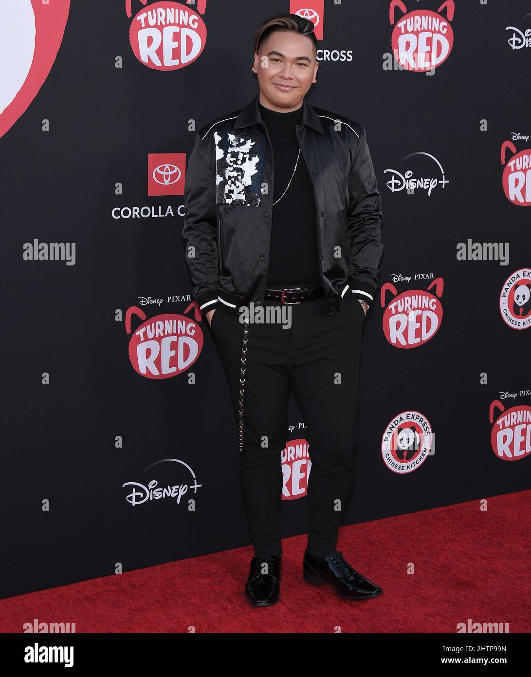 Los Angeles, USA. 01st Mar, 2022. Topher Ngo arrives at Disney's ...