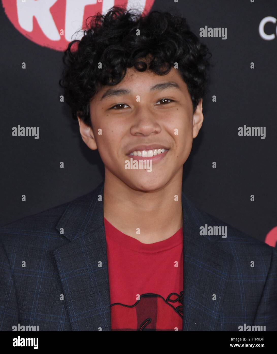 Los Angeles, USA. 01st Mar, 2022. Tristan Chen arrives at Disney's TURNING RED Los Angeles ...