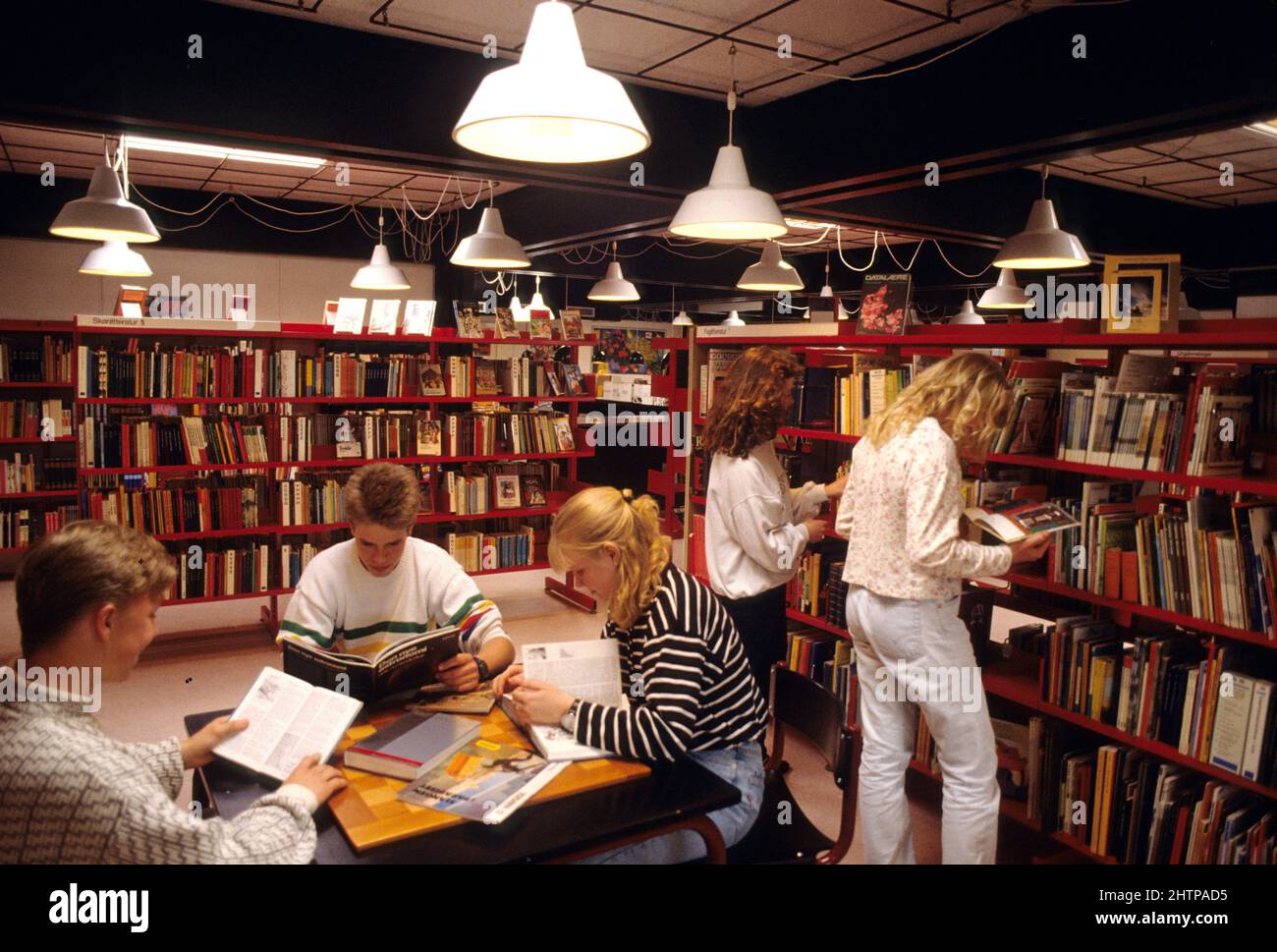 copenhagen denmark open class school teenagers Stock Photo - Alamy