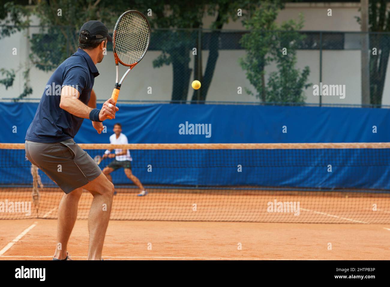 Their friends and great rivals on the court. Two male tennis players on ...
