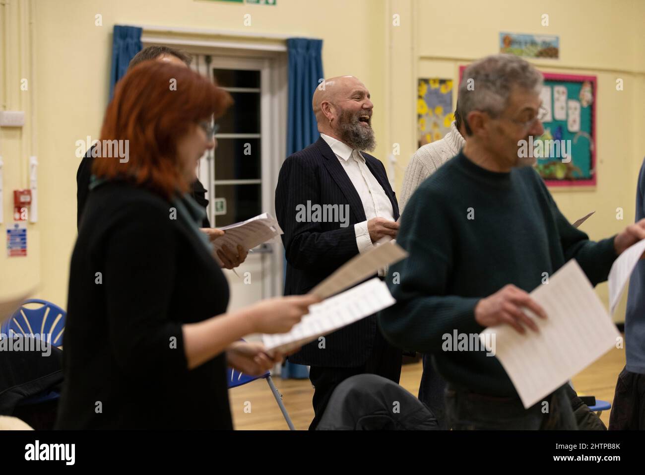 Brighton City Singers with choirmaster MJ Paranzino in Hove, East ...