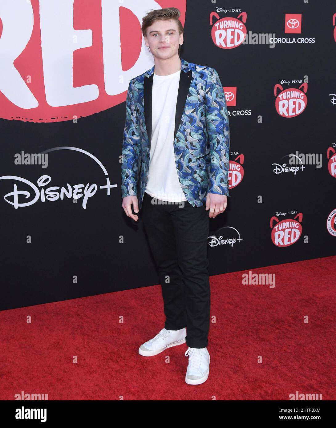 Los Angeles, USA. 01st Mar, 2022. Connor DeWolfe arrives at Disney's ...