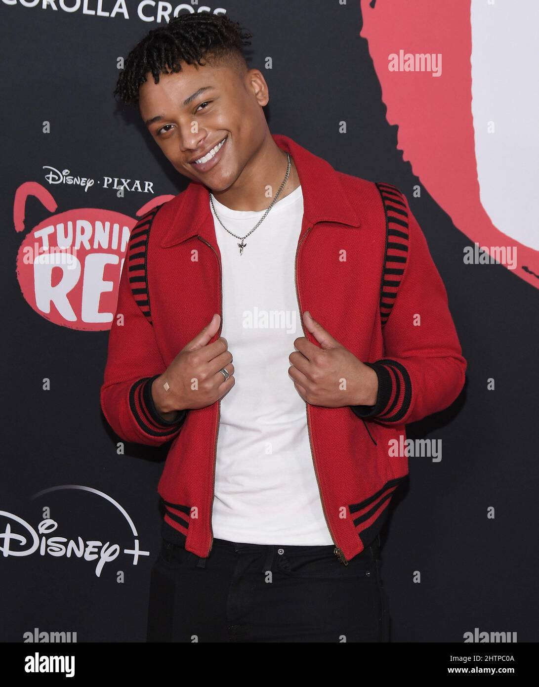 Los Angeles, USA. 01st Mar, 2022. Andre Swilley arrives at Disney's ...