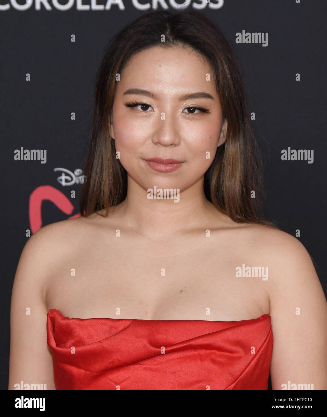 Los Angeles, USA. 01st Mar, 2022. Angelica Song arrives at Disney's ...