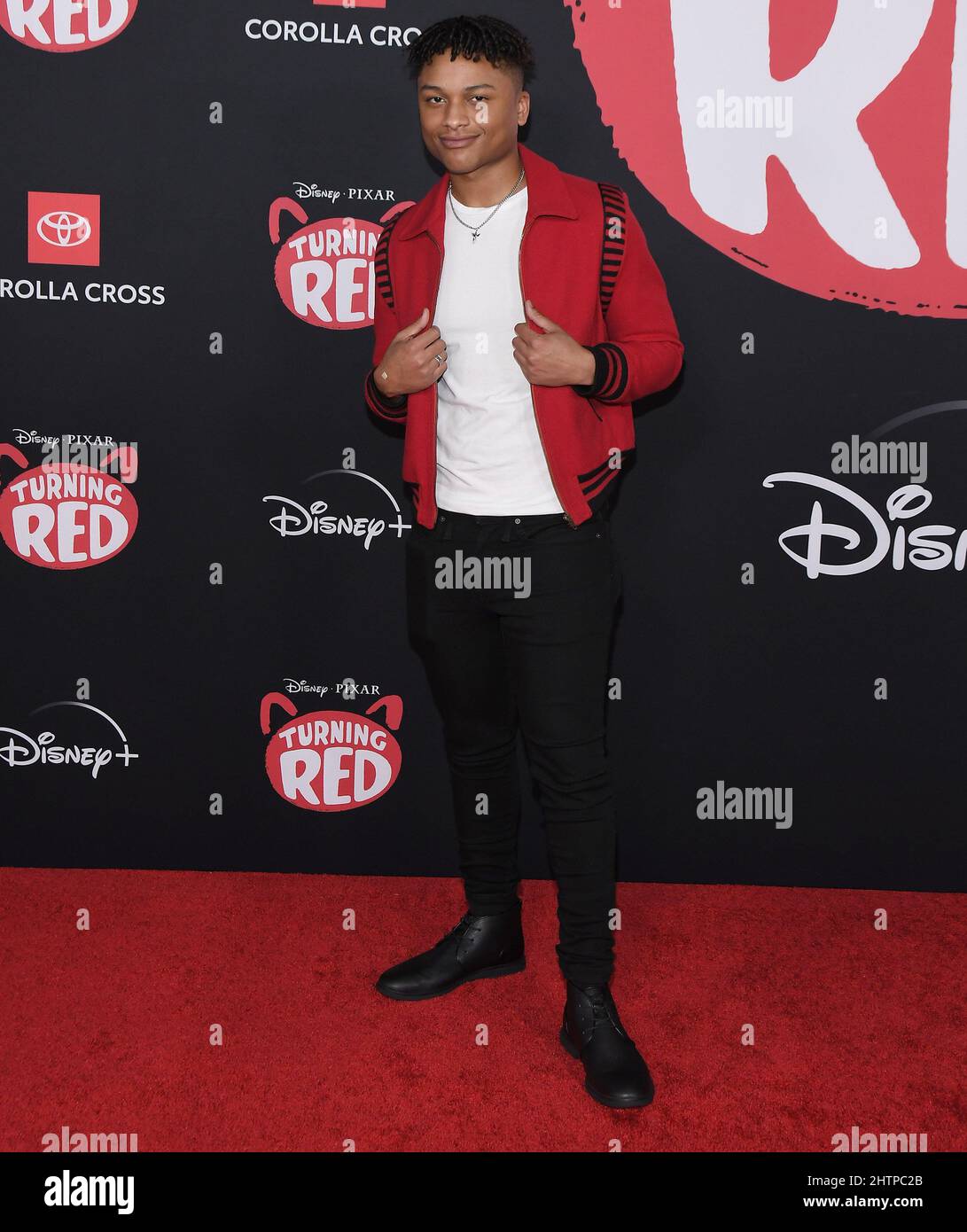 Los Angeles, USA. 01st Mar, 2022. Andre Swilley arrives at Disney's ...