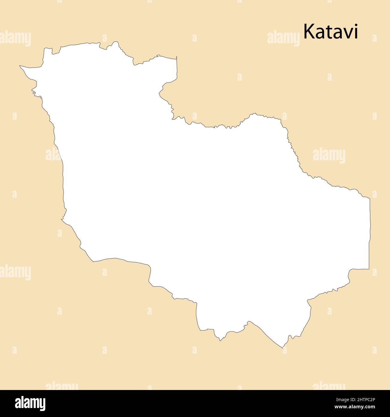 High Quality map of Katavi is a region of Tanzania, with borders of the ...
