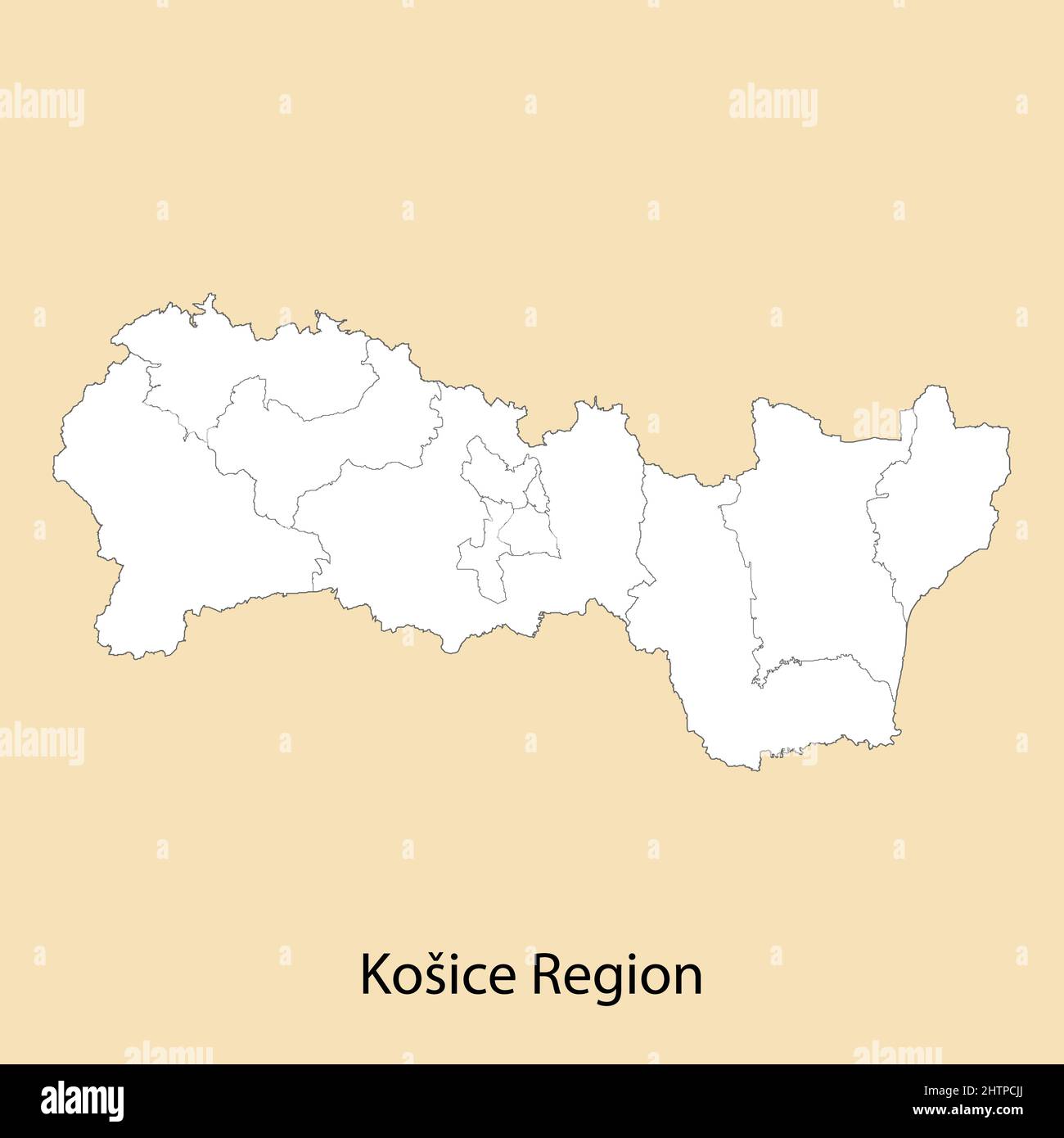Map of kosice hi-res stock photography and images - Alamy