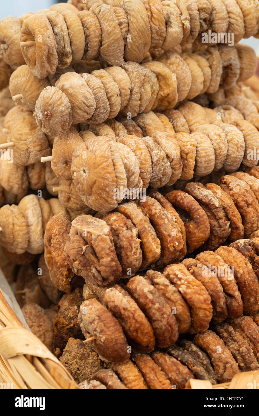 Italy, Calabria, Dried Figs Stock Photo - Alamy