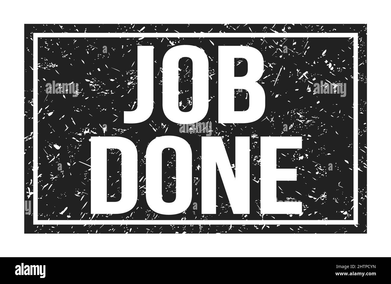 Job done stamp Cut Out Stock Images & Pictures - Alamy