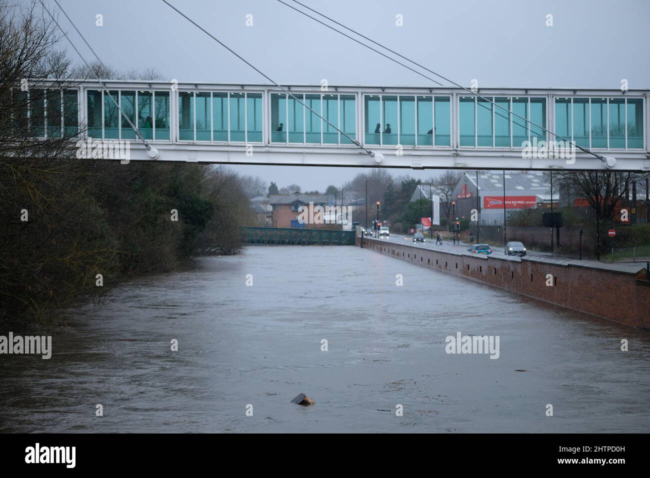 Flood defences are in place at Meadowhall as the River Don threatens to ...