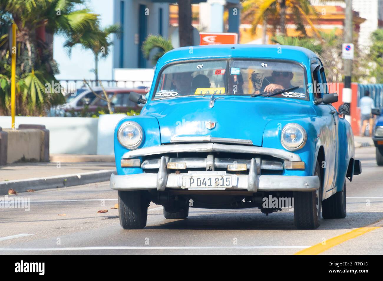 Old vintage classic Cuban vehicles Stock Photo - Alamy