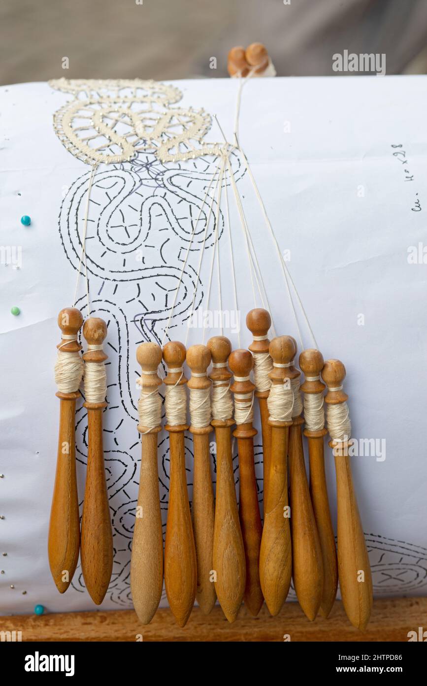 Italy, Lombardy, Lace Stock Photo - Alamy