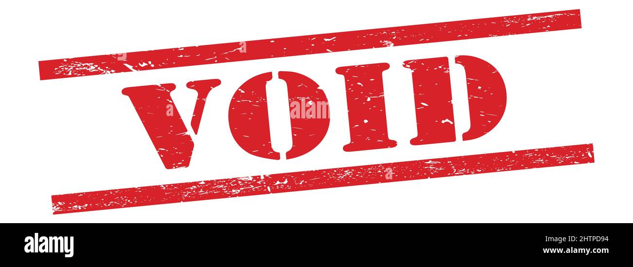 Void rubber stamp hi-res stock photography and images - Alamy