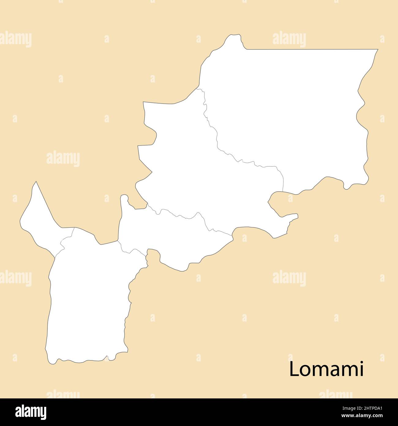 Lomami River Map