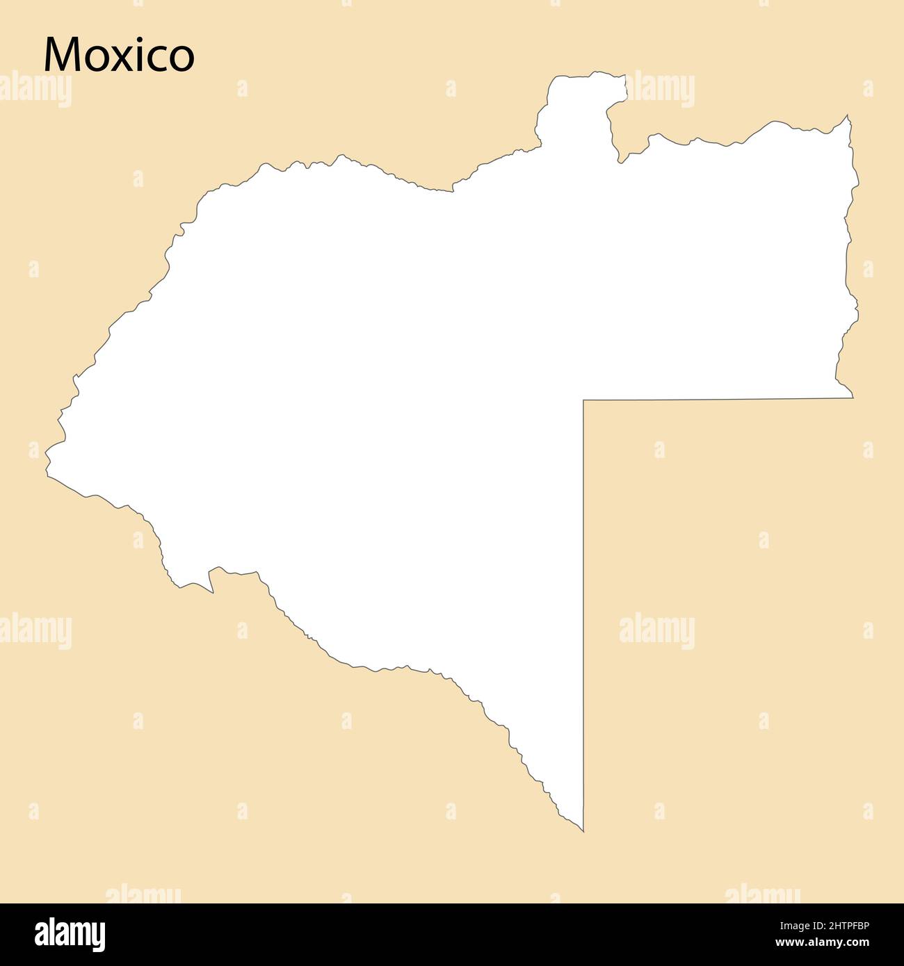 Moxico outline map Stock Vector Images - Alamy