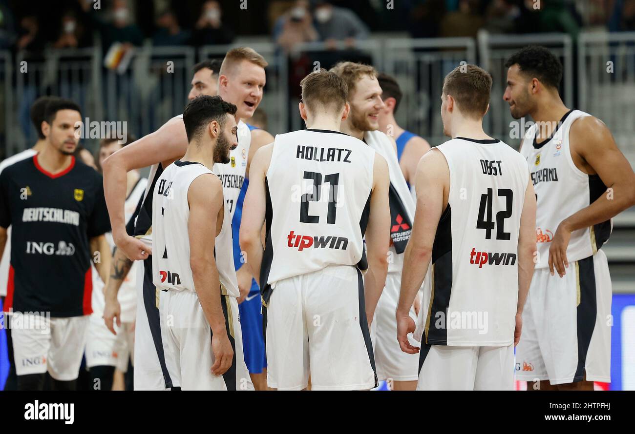 firo : Basketball: February 28th, 2022, Germany - Israel, FIBA ...