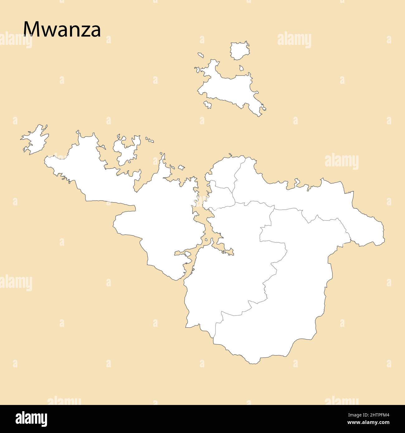 Map of mwanza vector vectors hi-res stock photography and images - Alamy