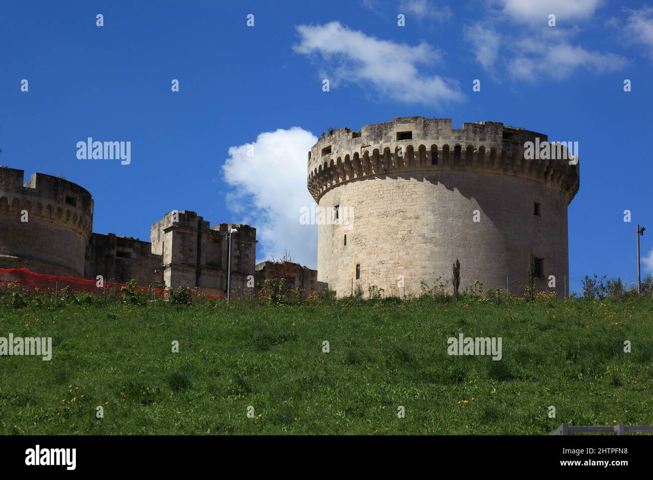 Matera, Basilikata, Italien Castello Tramontano di Matera Stock Photo ...
