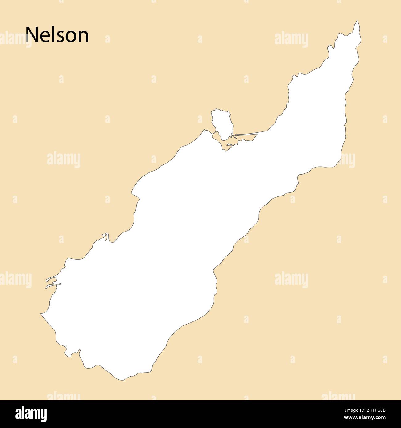 Nelson map hi-res stock photography and images - Alamy
