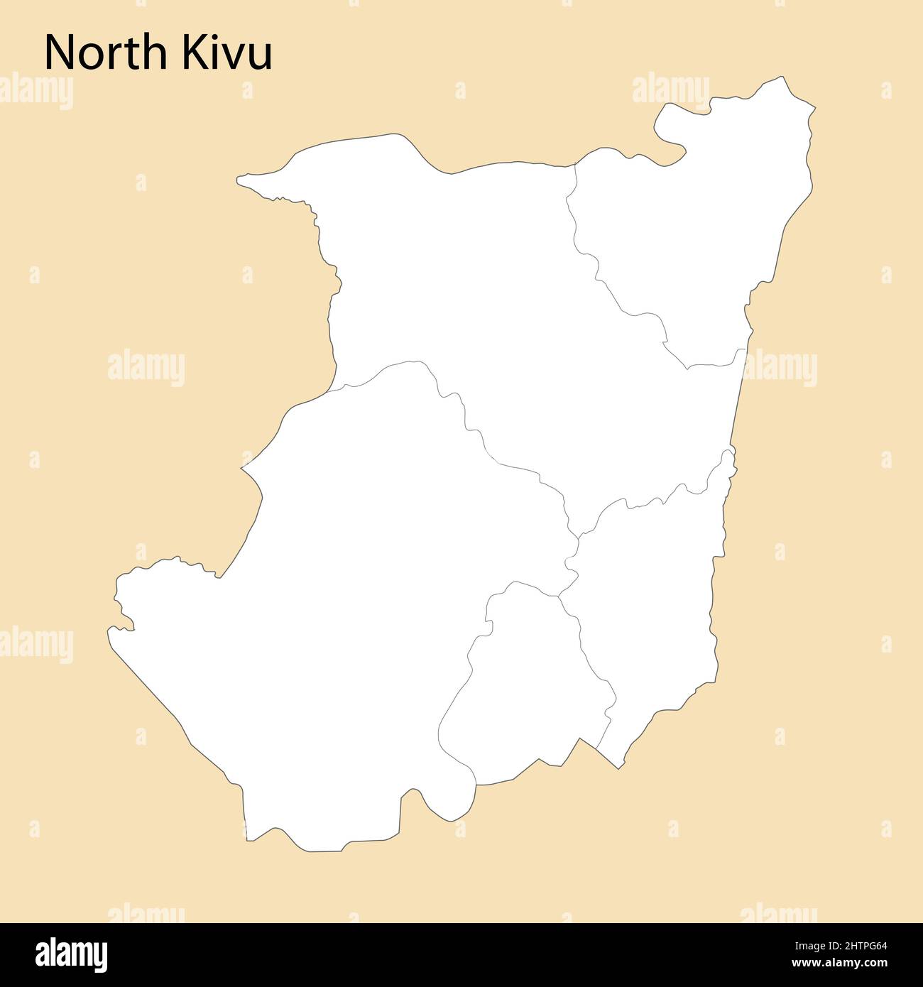 North kivu province map hi-res stock photography and images - Alamy