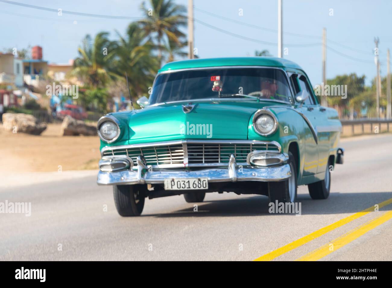 Vintage classic car in Cuba, 2017 Stock Photo - Alamy