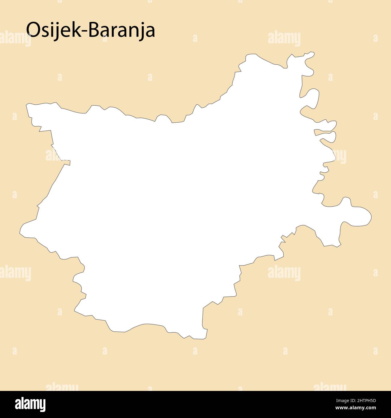Osijek map plan hi-res stock photography and images - Alamy