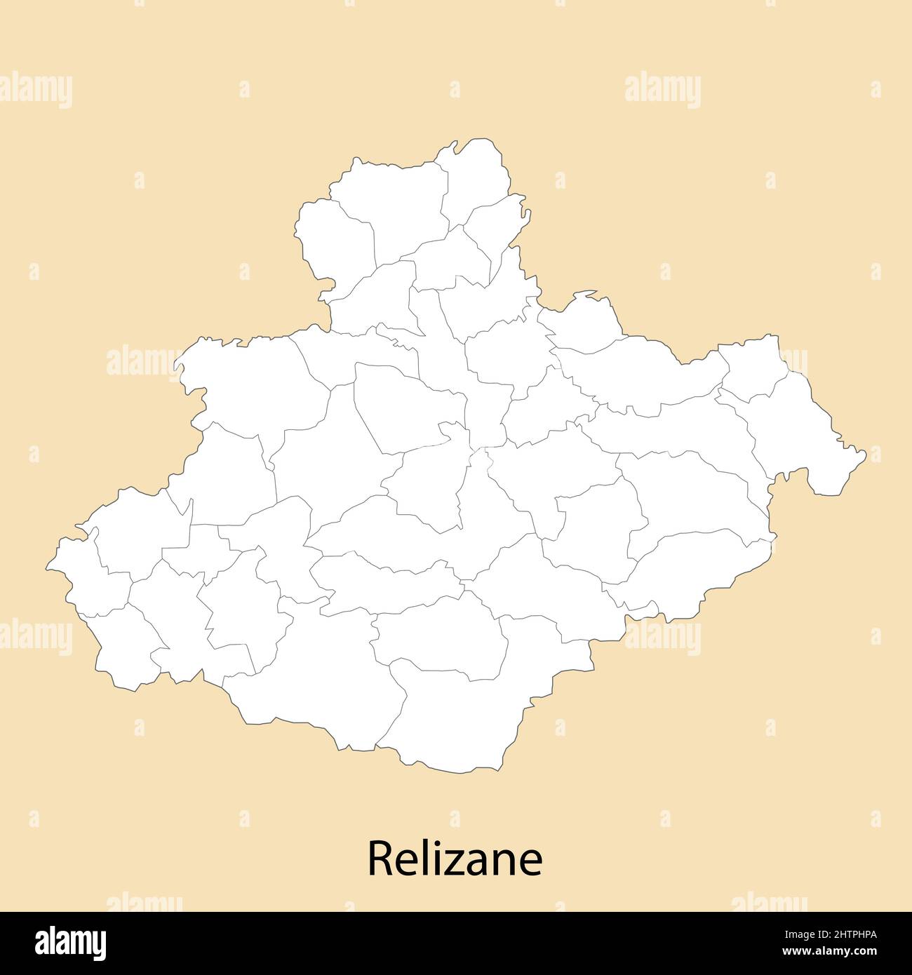 Relizane map hi-res stock photography and images - Alamy