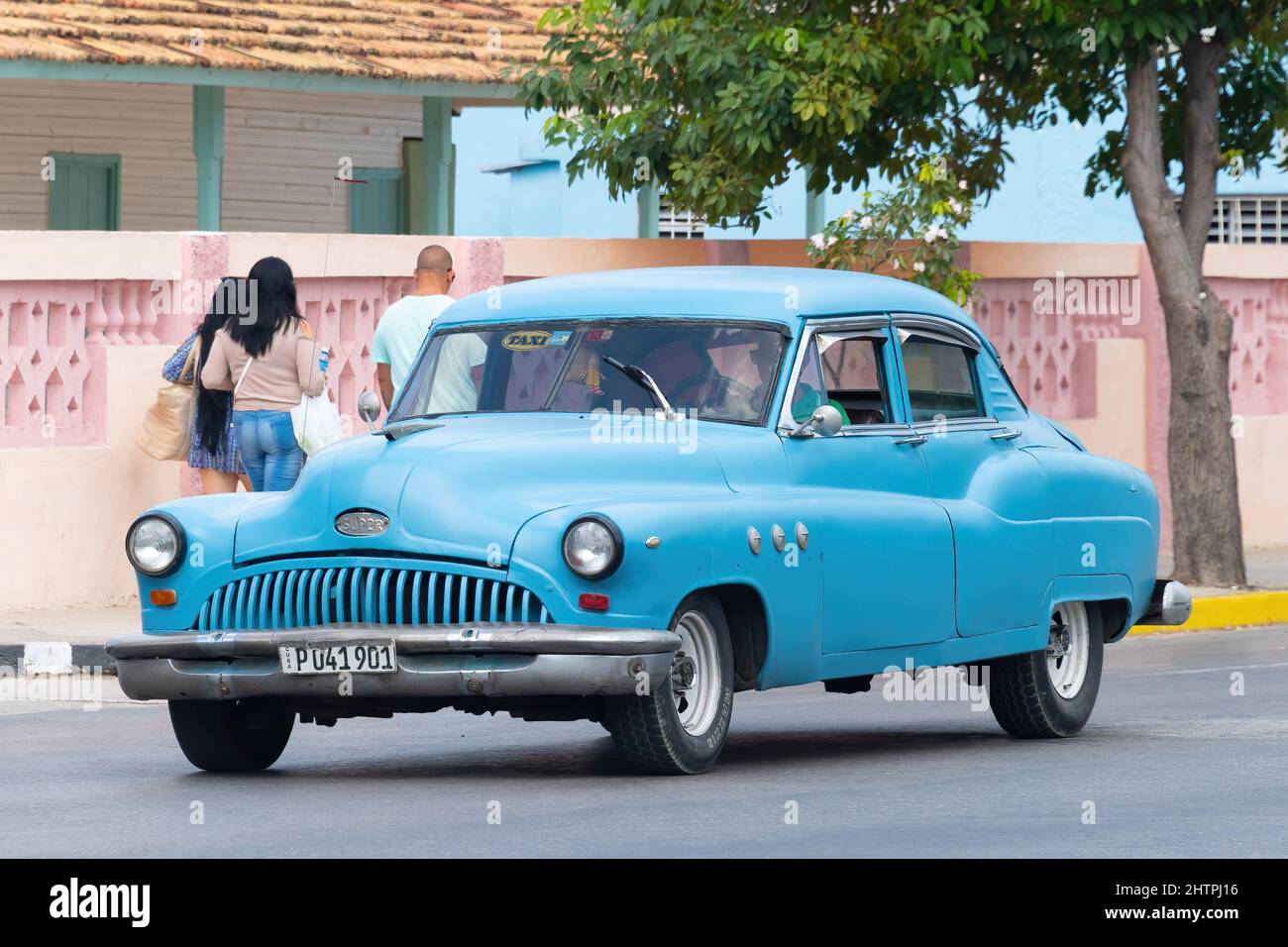 Vintage classic car in Cuba, 2017 Stock Photo - Alamy
