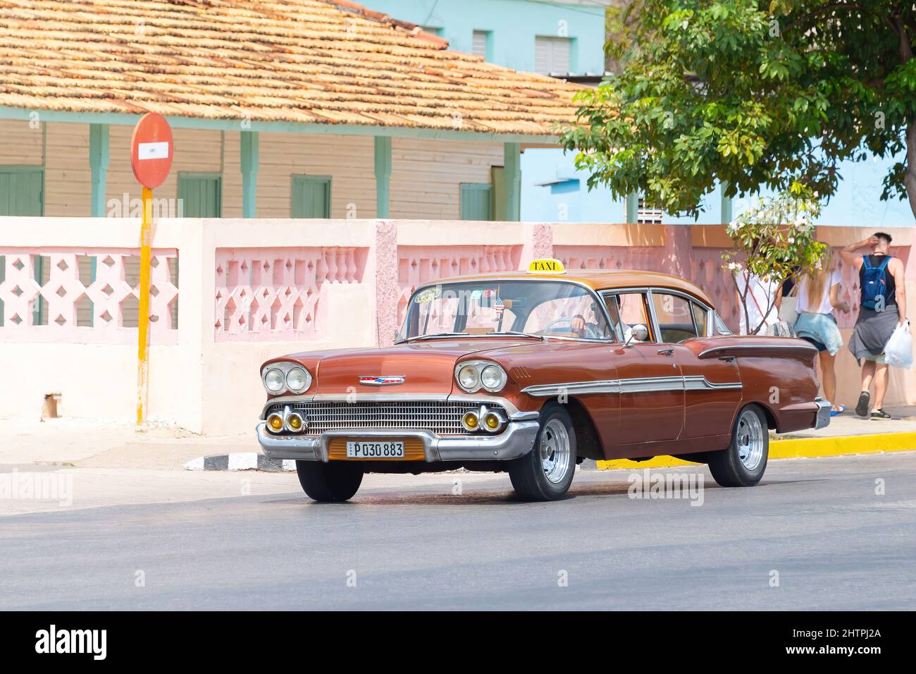 Vintage classic car in Cuba, 2017 Stock Photo - Alamy