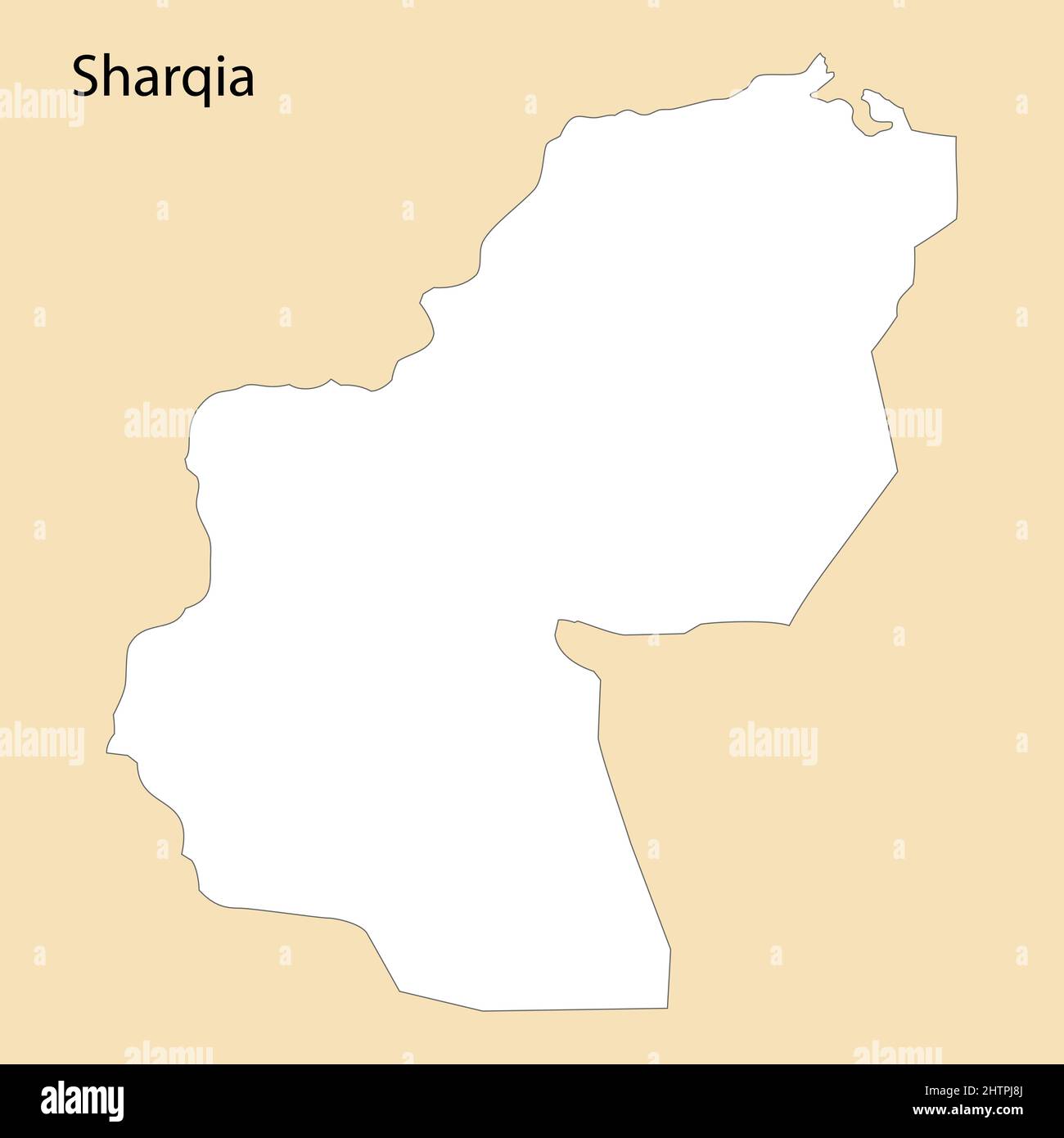 High Quality map of Sharqia is a region of Egypt, with borders of the ...