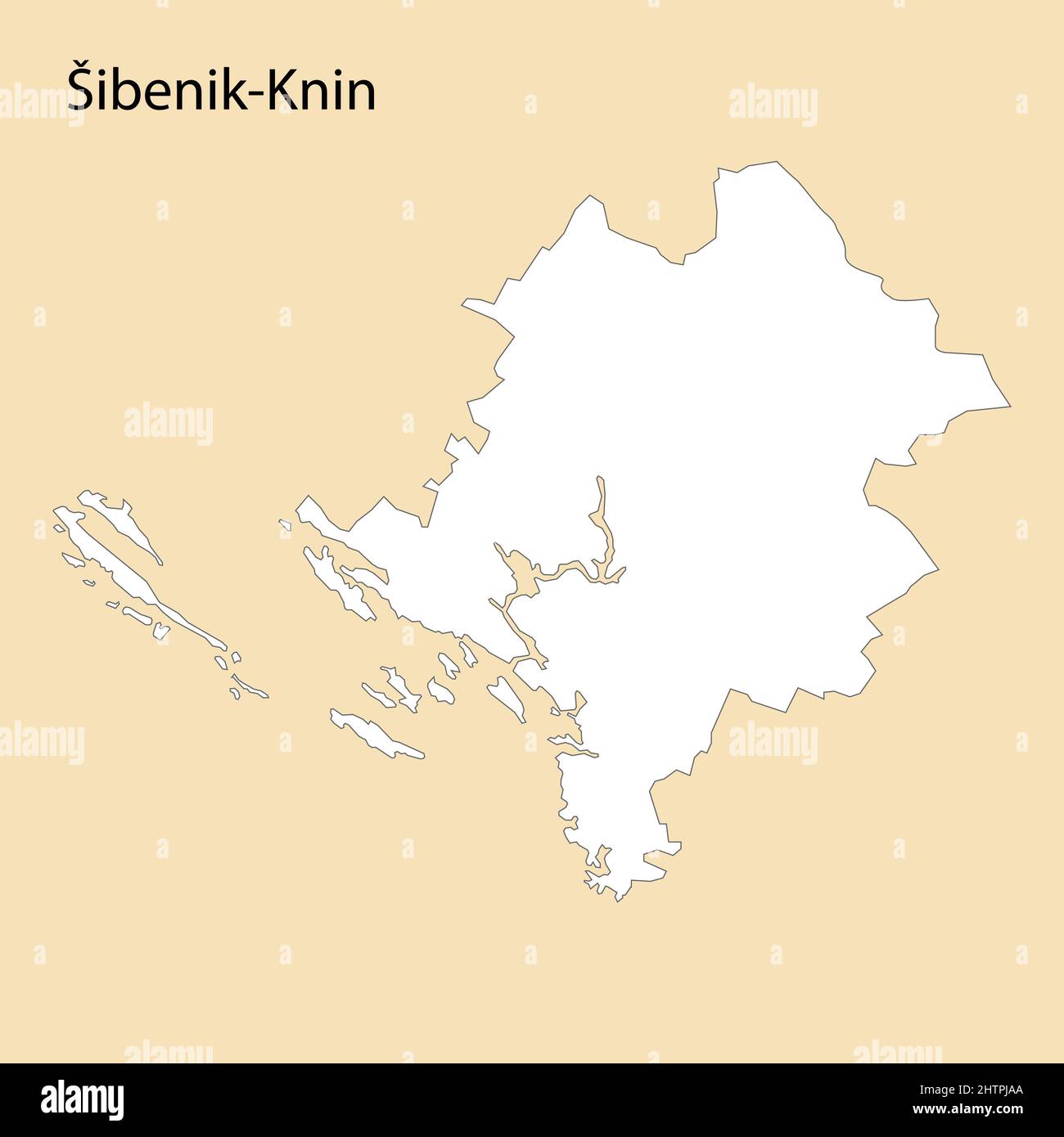 Sibenik Stock Vector Images - Alamy
