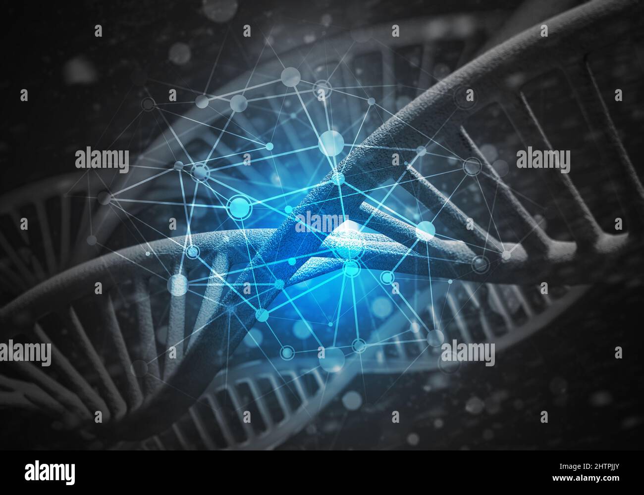 DNA molecules background Stock Photo - Alamy