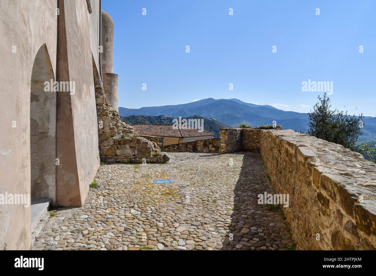 Castle of Abbot, Italy Stock Photo - Alamy