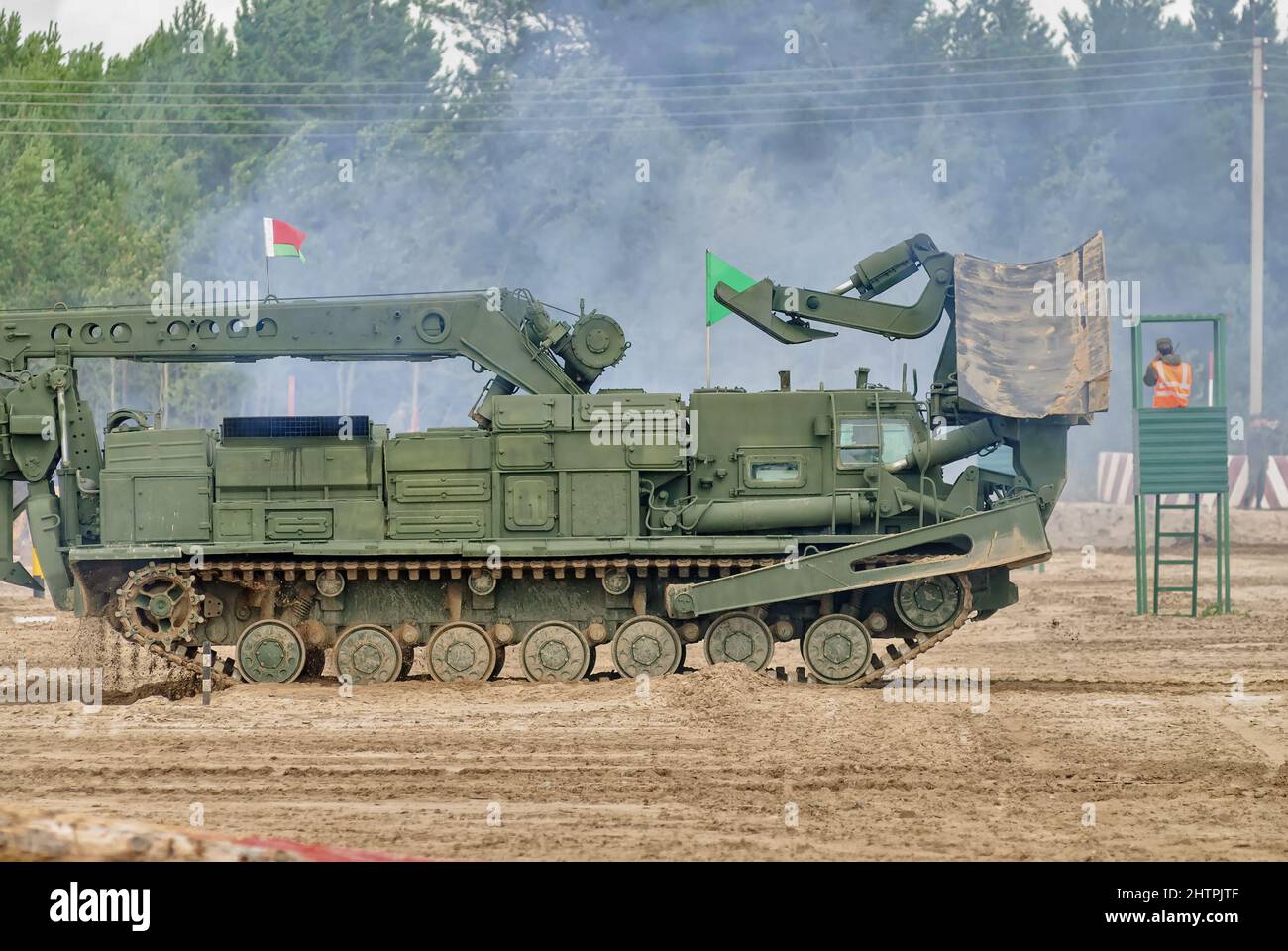 Motion of BAT track layer. Tyumen. Russia Stock Photo - Alamy