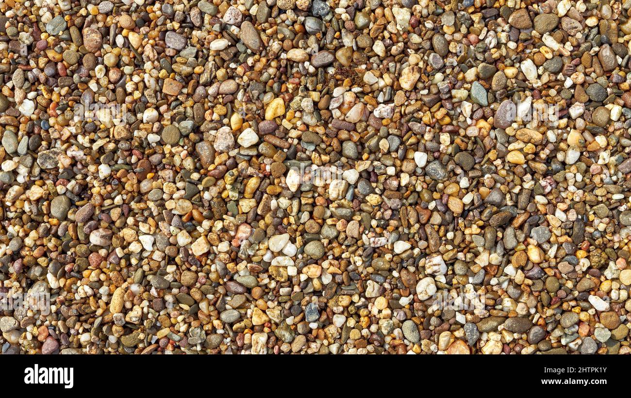 Fine gravel, natural stones Stock Photo - Alamy