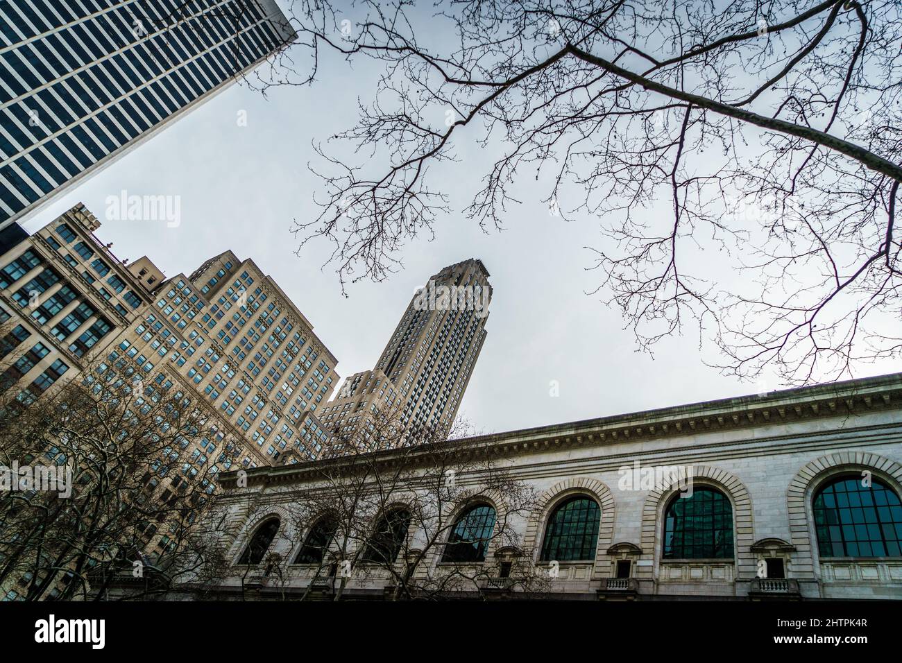 Low angle shot manhattan hi-res stock photography and images - Alamy