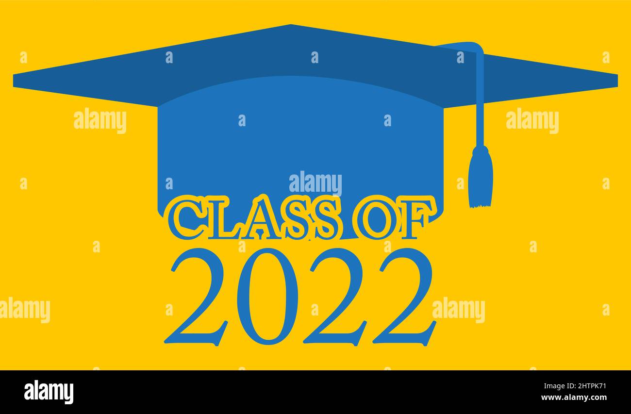 Graduation Cap Blue Class Of 2022